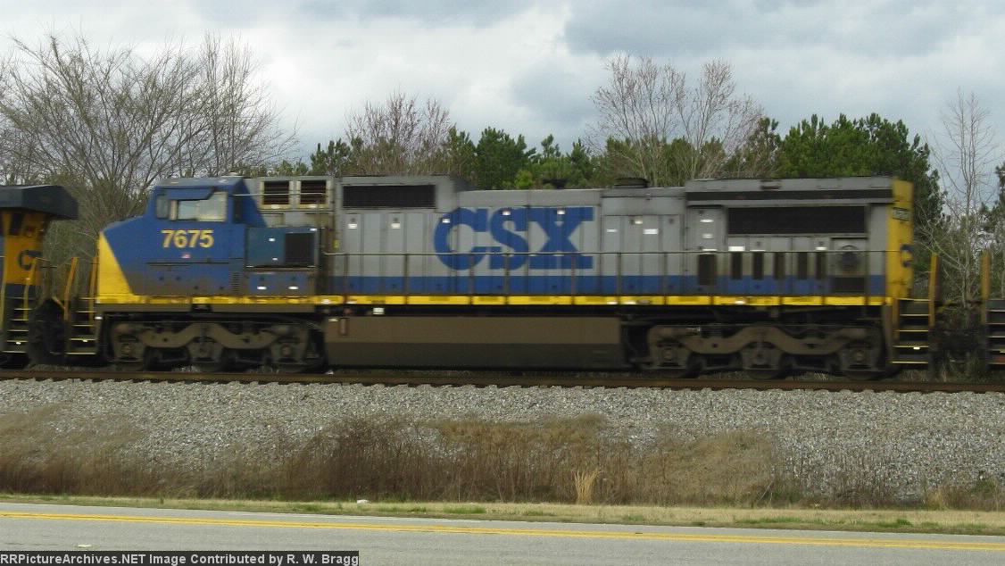 CSX 7675 (C40-8W)